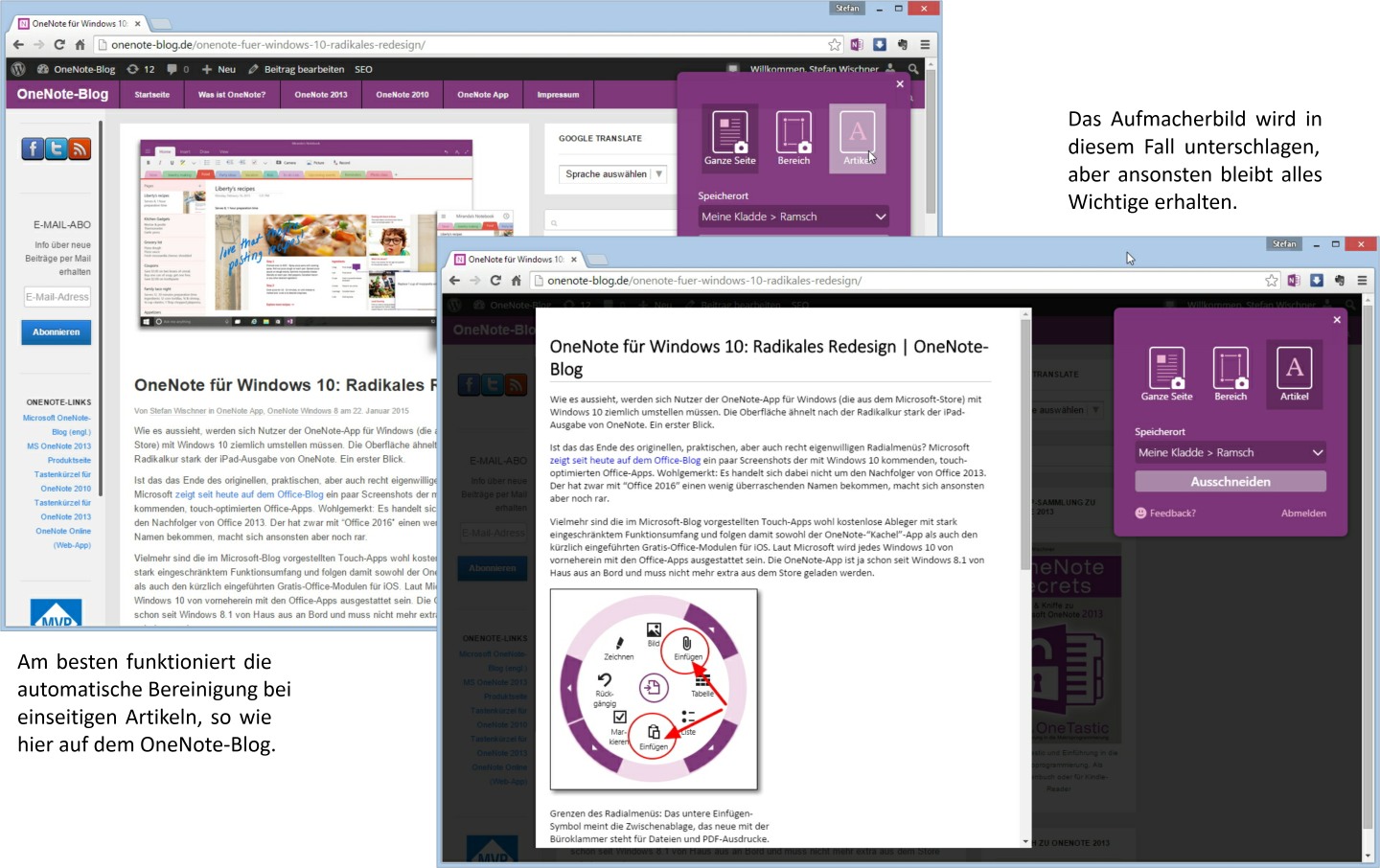 OneNote-Webclipper 2.0: So gut wie der von Evernote? | OneNote-Blog