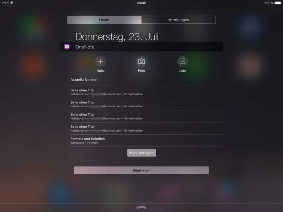 OneNote für iOS: Alle iPhone-Features nun auch fürs iPad | OneNote-Blog
